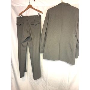 Circle S | Suits & Blazers | Circle S 42l Gray Vtg Pinstripe Western ...
